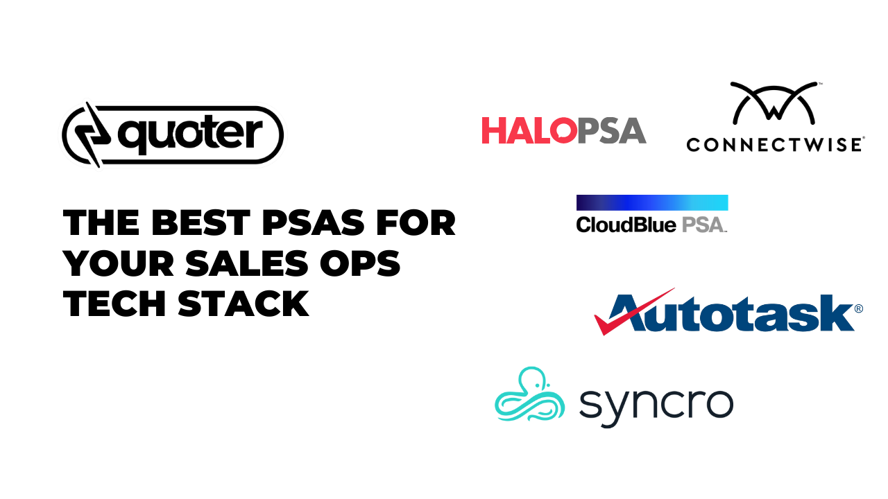 Top PSAs For Your Sales Ops Tech Stack (2024)